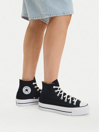 Converse Sneakers aus Stoff Chuck Taylor All Star Lift Hi 560845C Schwarz
