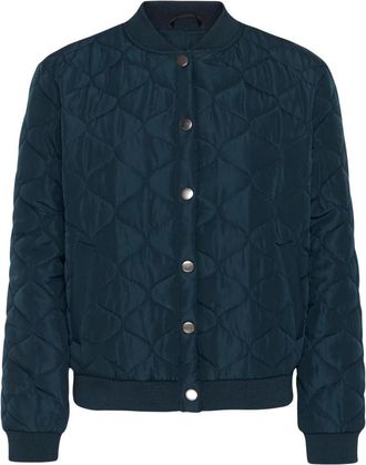 Kaffe Bomberjacke - - Jackets - Damen - Blau - XL