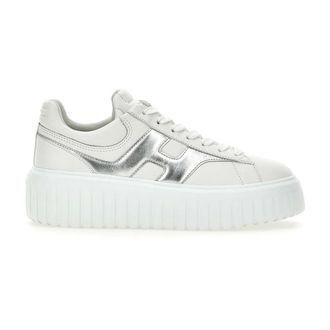 Hogan Femme, Chaussures, Blanc, Taille: 38 1/2 EU H-Stripes Baskets