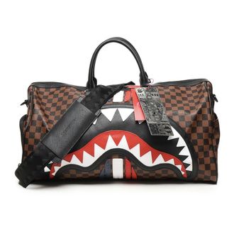 Sprayground Brauner Rucksack mit Metall-Rei&szlig;verschlusstasche - - Bags - unisex - Braun - ONE SIZE