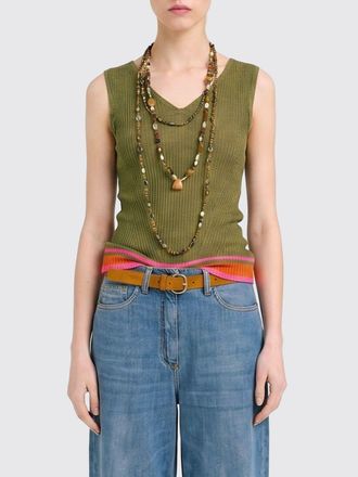 Momoni Top Femme couleur Vert Sauge