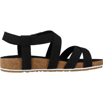 Timberland Stilvolle Flache Kn&ouml;chel Sandalen - - Shoes - Damen - Schwarzk - 37 EU