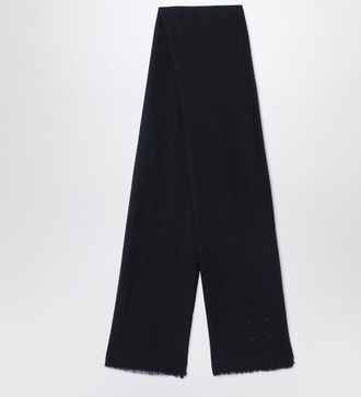 Destin Black wool scarf