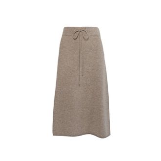 H&eacute;st Selma Strickrock - - Skirts - Damen - Beige - 2XL