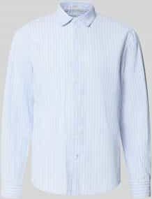 Pepe Jeans London Regular Fit Freizeithemd aus Leine-Baumwoll-Mix Modell PHILIPPE