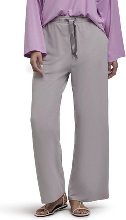 Falke Damen Hose Loungewear Wide Trousers W Spa Modal Baumwolle bequem l&auml;ssig komfortabel weich 1 St&uuml;ck, Grau Fume 3355, S