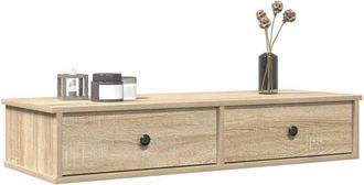vidaXL Vidaxl - tagère murale avec tiroirs chêne sonoma bois dingénierie
