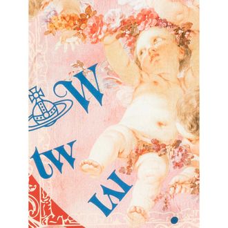 Vivienne Westwood Embroidered Silk Scarf - Pink