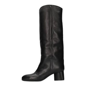 Vic Mati&eacute; Femme, Chaussures, Noir, Taille: 39 EU Bottes &agrave; Talon Baron