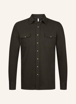Profuomo Profuomo Solid Overshirt gruen