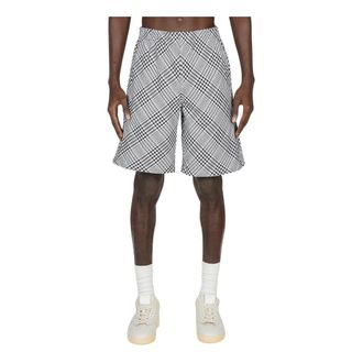Noma t.d. Karierte Shorts mit elastischem Bund aus Baumwolle - - Shorts - Herren - Schwarzk - L