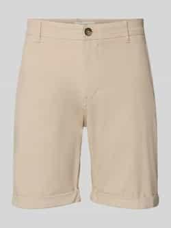 Selected Slim Fit Chinoshorts aus Baumwoll-Mix Modell LUTON