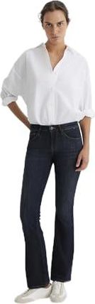 Mavi Femmes Bella Mid-Rise Jeans, Dark Smokey Blue, 28/32