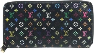 Louis Vuitton Portefeuille long (bi-pli) doccasion - Femme - Pre-owned - Noir - Taille: ONE Size