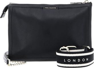 Ted Baker Cuir sac &agrave; &eacute;paule bandouli&egrave;re Larinda Webbing Leather Crossbody Bag Black noir
