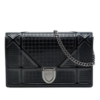 Dior Pre-owned Wallet On Chain - - Pre-owned - Damen - Schwarzk - ONE SIZE