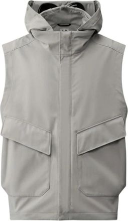 C.P. Company C.p. Company, Homme, Vestes, Gris, Taille: M Shell Goggle Gilet