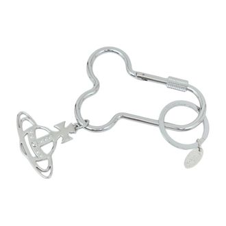 Vivienne Westwood Homme, Accessoires, Gris, Taille: ONE Size Carabiner Keyring