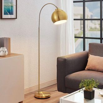 Lindby Gebraucht] Lindby Bogenstehlampe Moisia Stehleuchte Stehlampe Lampe Leuchte E27 Messing318 B-Ware