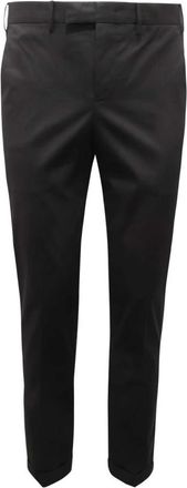 PT01 Pt01, Homme, Pantalons, Noir, Taille: 2XL Pantalon en coton Pantalone