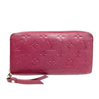 Louis Vuitton Portefeuille long Pre-owned Monogram Empreinte (bi-fold) - Femme - Pre-owned - Rouge - Taille: ONE Size