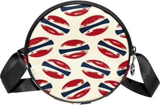 Generic Circle Sac &agrave; bandouli&egrave;re pour femme, petit sac &agrave; bandouli&egrave;re avec fermeture &eacute;clair et bretelles r&eacute;glables style d&eacute;contract&eacute; pour femmes et filles