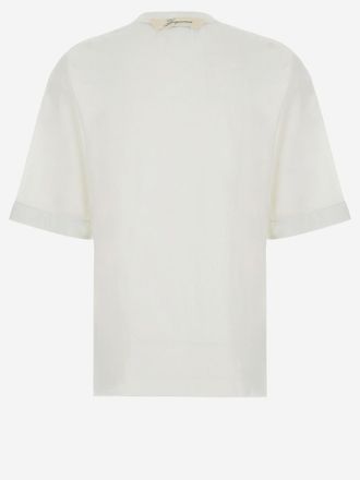 Jacquemus Womens T-Shirt La Ventadou White Paper T-Shirts & Jerseys