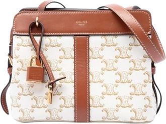Celine Pre-owned Cabas de France Crossbody - Femme - Pre-owned - Blanc - Taille: ONE Size