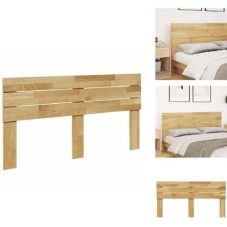 vidaXL Kopfteil 140 cm Massivholz Eiche - Kopfteil - Kopfteile - Bettkopfteil - Bettkopfteile