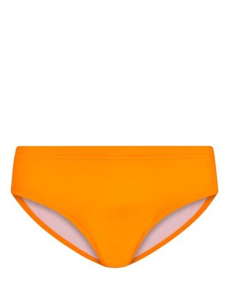 Dsquared2 slip de bain &agrave; logo Icon imprim&eacute; - Orange