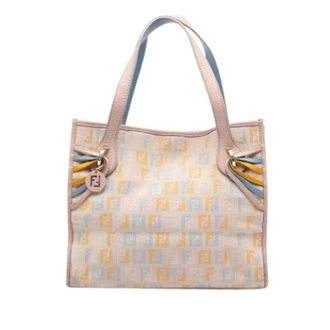 Fendi Pre-owned Canvas Tote Bag - - Pre-owned - Damen - Beige - ONE SIZE