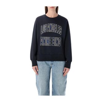 Anine Bing Damen, Sweatshirts & Hoodies, Schwarzk, MGr&ouml;&szlig;e