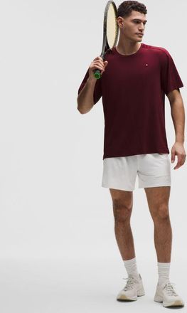 lululemon Short de tennis ray&eacute;e pour Hommes - 13 cm - Taille 2XL