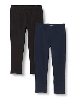 Berydale Berydale Leggings capri, Femmes, Noir/Bleu marine (lot de 2), L
