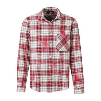 Amiri Homme, Chemises, Multicolore, Taille: XL MA Quad Bleached Flannel Shirt
