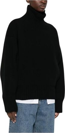 R&oacute;he Femme, Pulls, Noir, Taille: 42 FR Col roul&eacute;s