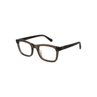 Guess Homme, Accessoires, Brun, Taille: ONE Size Montures Optiques Rectangulaires Marron