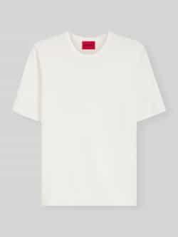 HUGO BOSS Slim Fit T-Shirt aus Feinstrick Modell SAN CARL-CV