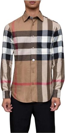 Burberry Claverdon Small Goods Check Exc - - Shirts - Herren - Braun - 2XL