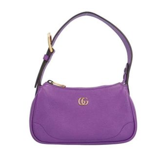 Gucci Sac &agrave; main bandouli&egrave;re vintage Pre-owned - Femme - Pre-owned - Violet - Taille: ONE Size