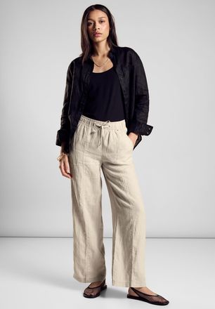 Street One LS_Wide Leg Leinen HW L30.32
