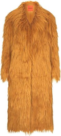 Simon Miller Lett Shaggy Mantel aus Faux Fur - Braun