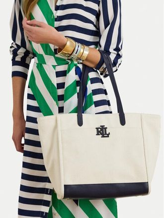 Lauren Ralph Lauren Handtasche 431982234002 &Eacute;cru