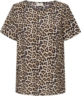 Jacqueline de Yong Jdytroya Life S/S O-Neck Top WVN Dia