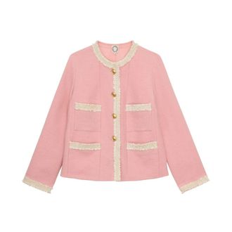 Ines De La Fressange Femme, Vestes, Rose, Taille: 40 FR Adelaide Jacket