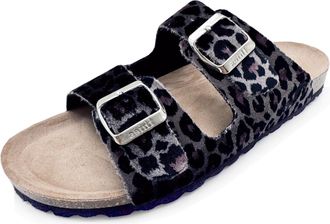 Thies Pantolette Rec Velvet Leo Sandal