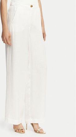 Marella Stoffhose Idoneo 2613131082 Wei&szlig; Wide Leg