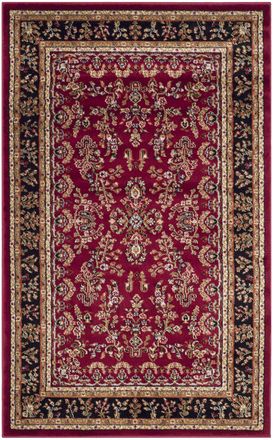 Safavieh Lyndhurst Collection LNH331B Teppich, traditionell, orientalisch, 0,6 x 1,2 m, Rot / Schwarz