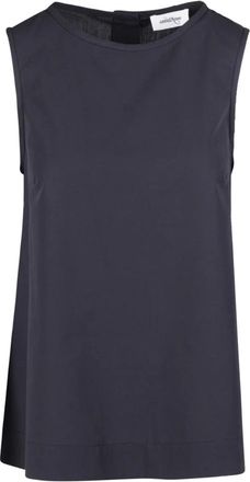 ottod'Ame Femme, Tops, Noir, Taille: 36 FR Haut Popeline Boutonn&eacute; au Dos