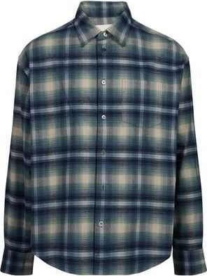 Bellerose Chemise droite &agrave; carreaux en coton